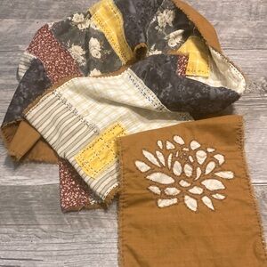 Hand Crafted | Accessories | Quilted Patchwork Bohemian Scarf | Poshmark